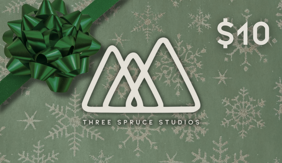Green Gifting Holiday Gift Card – threesprucestudios